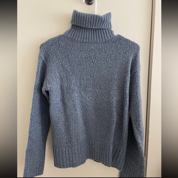 Sweaters | Dusty Blue Turtleneck Sweater | Poshmark